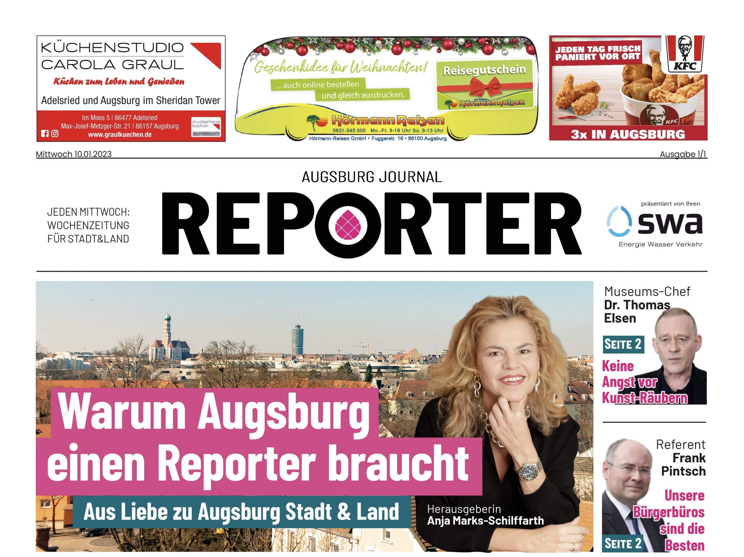 Im Januar startet der Augsburg Journal Reporter - Augsburg Journal