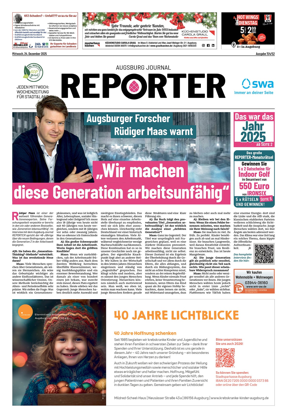 Die aktuelle Ausgabe! - Augsburg Journal